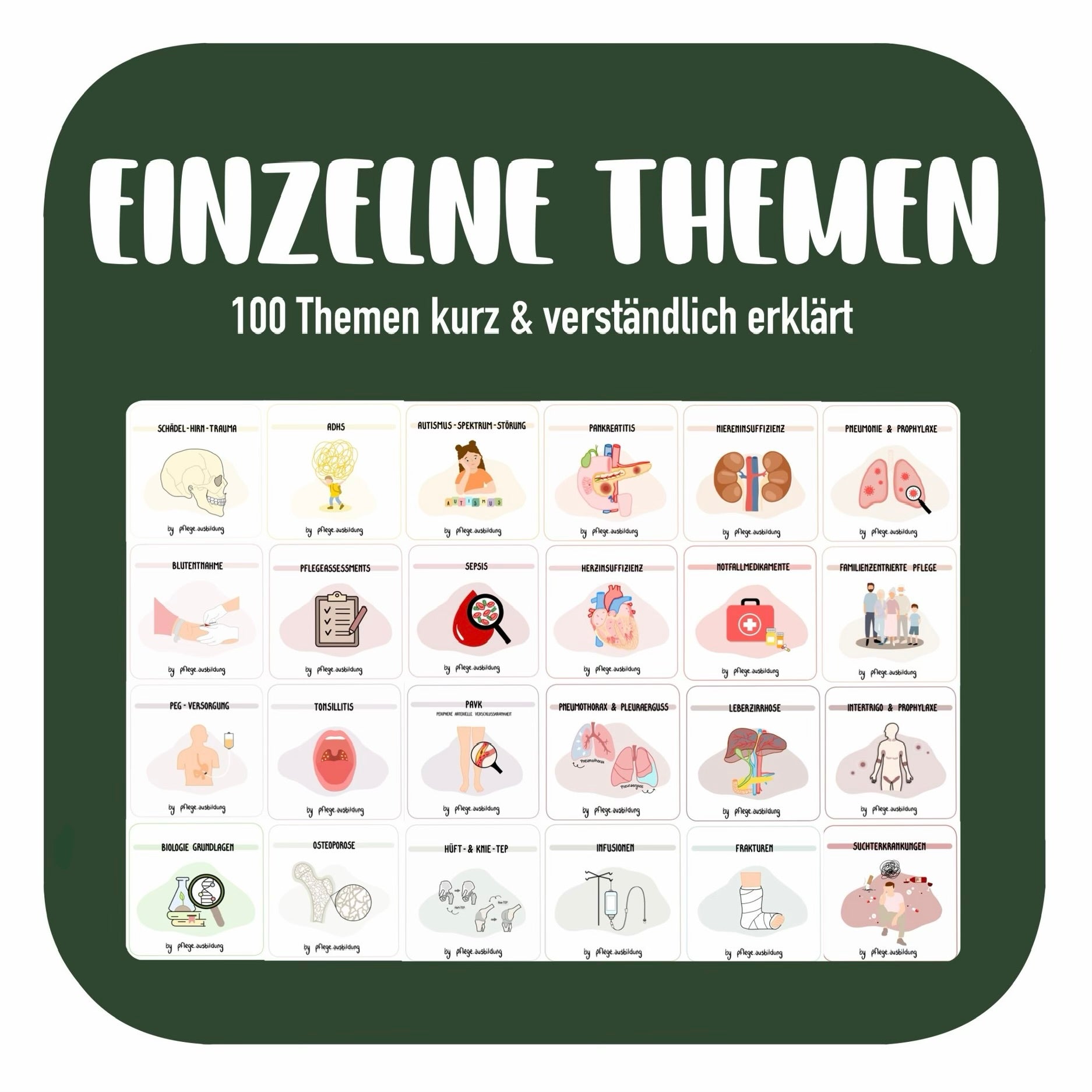 Einzelne Themen – PFLEGELERNZETTEL
